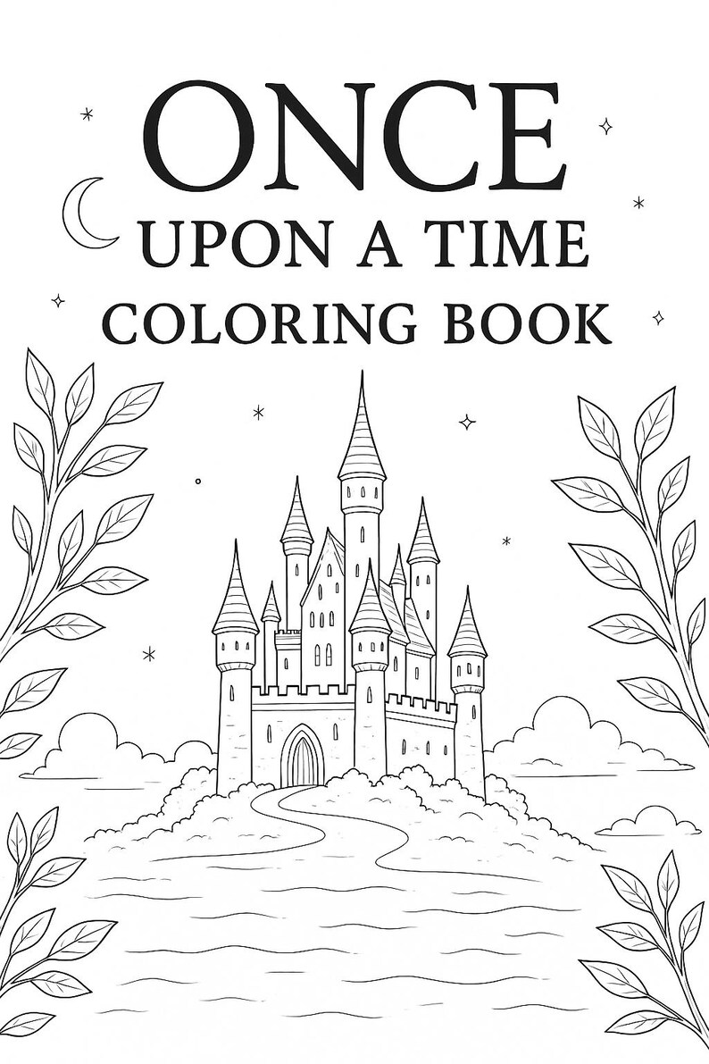 Once Upon A Time Coloring Pages - Etsy