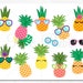 Pineapple Clipart Pineapple Clip Art Great for Pineapple - Etsy