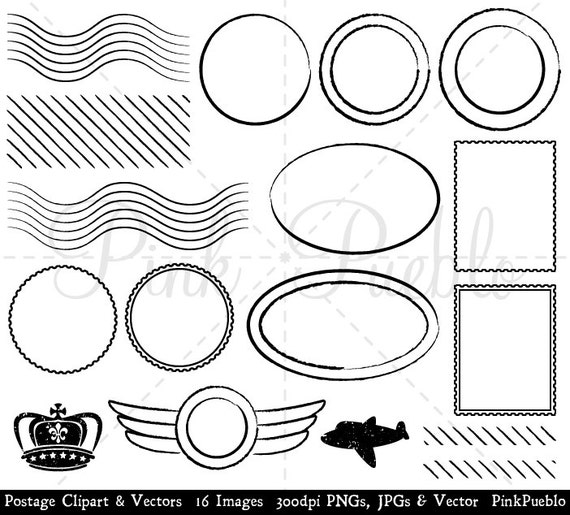 Postage Stamp Clip Art