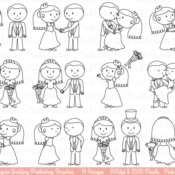 Stick Figure Wedding Etsy