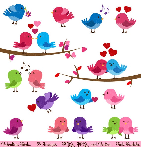 Love Birds Clip Art
