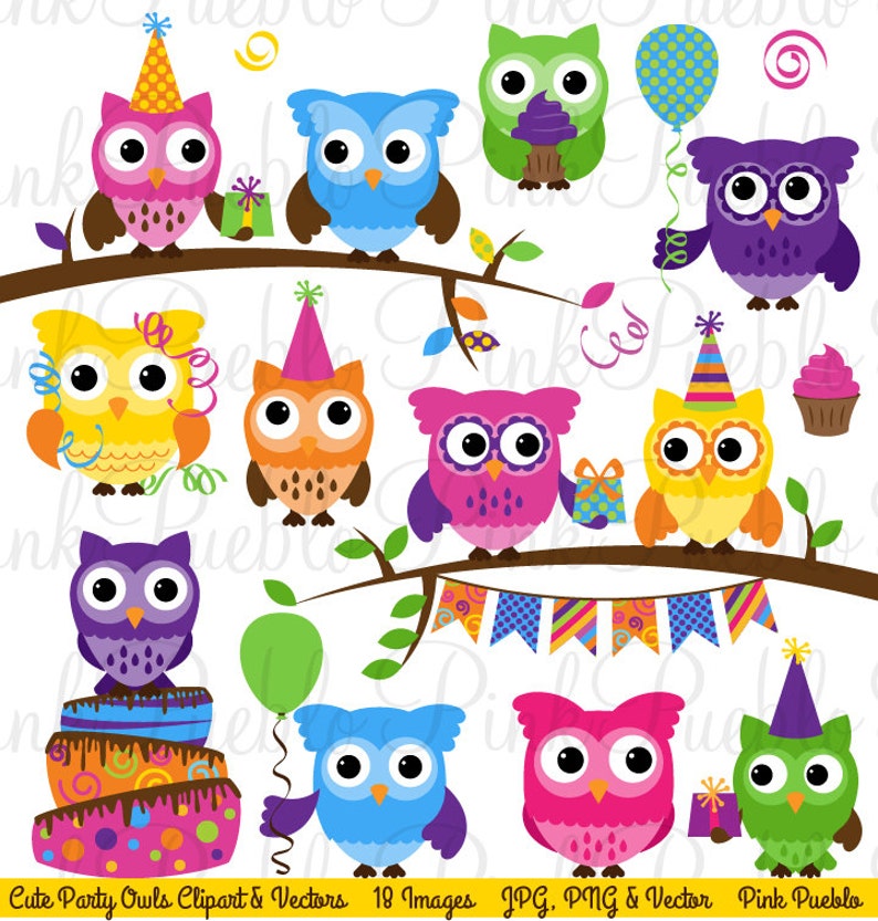 First Birthday Owl Clip Art