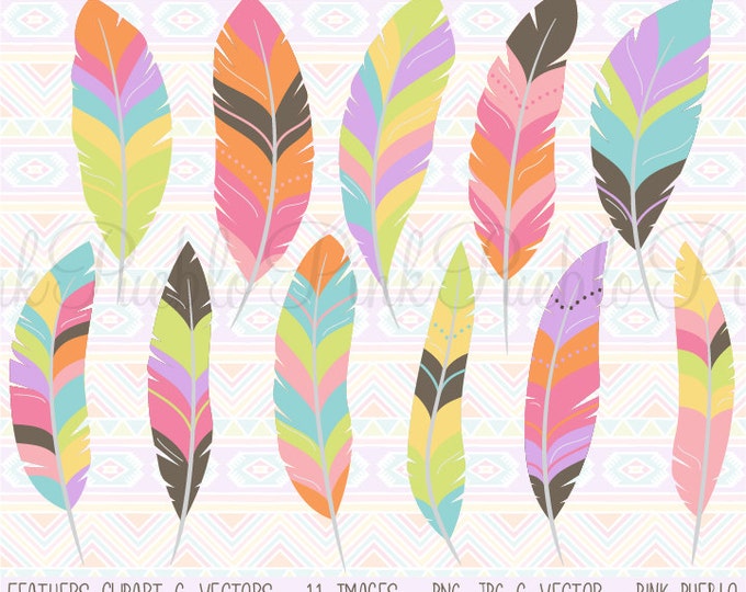 Feather Clipart Clip Art Vectors, Tribal Feather Clip Art Clipart ...