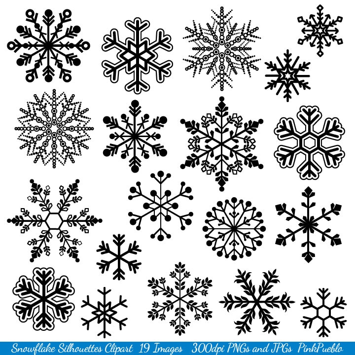 Snowflake Outline Clip Art
