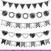 Doodle Bunting Clipart Clip Art, Doodle Flags Ribbons Banners Clipart ...