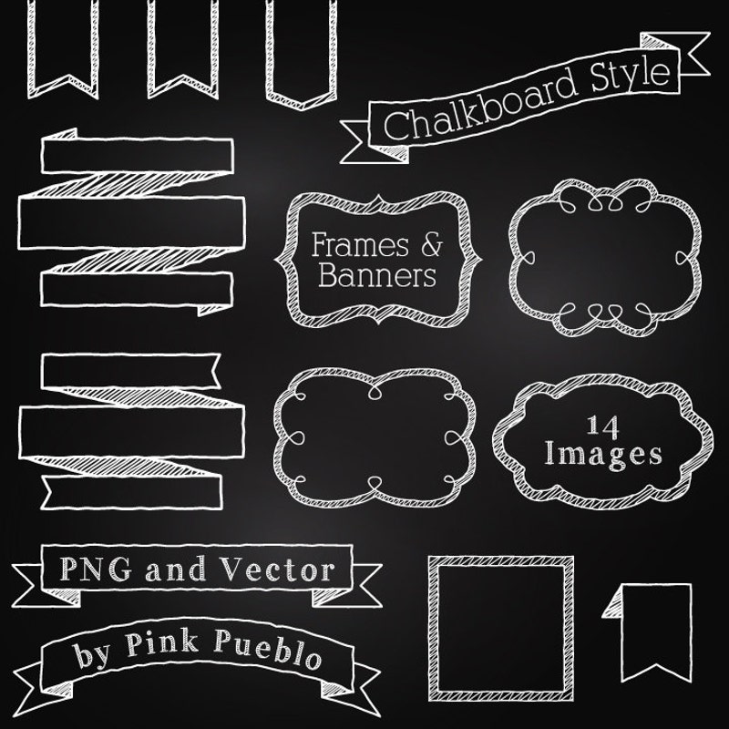 Chalkboard Frames - Etsy