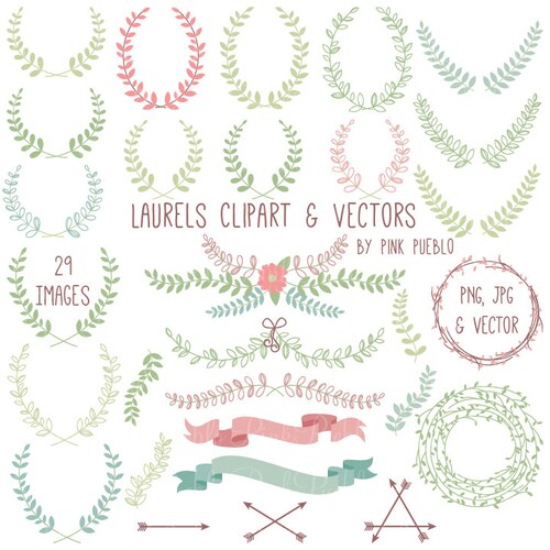 Premium Floral Wreaths & Laurels in Garden Party Summer | Etsy