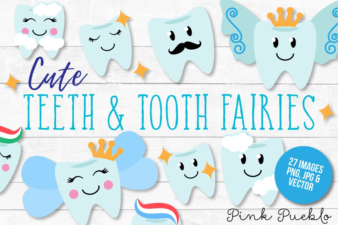 Tooth Fairy Clipart Tooth Fairy Clip Art Tooth Clipart - Etsy