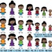 African American Stick Figure Clipart Clip Art Vectors, Stick People ...