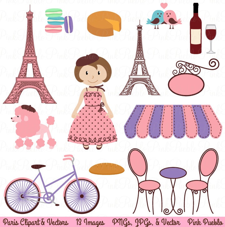 French Eiffel Tower Clip Art