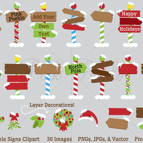 North Pole Sign - Etsy