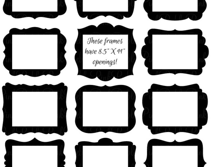 Frames Clip Art Clipart, Digital Picture Frames Clipart Clip Art With 8 ...