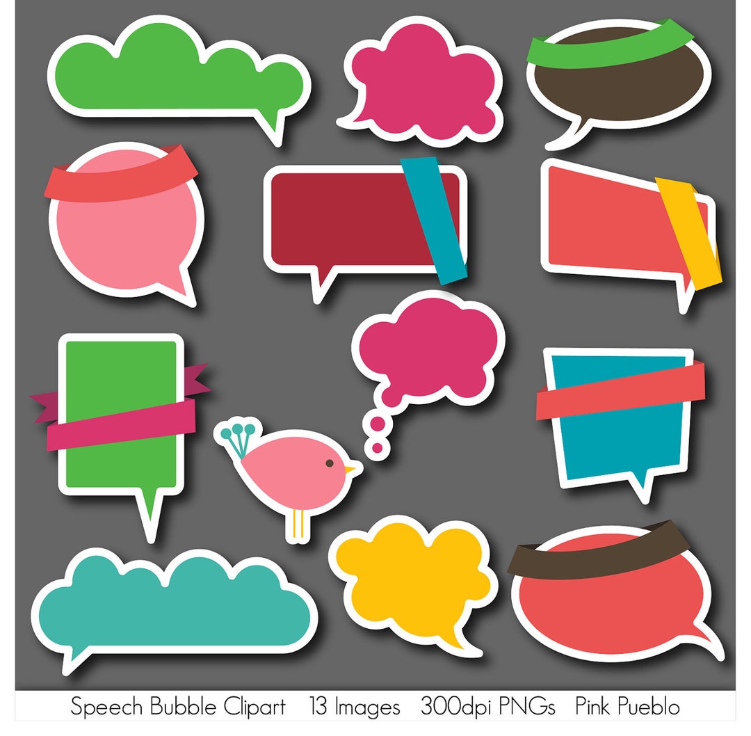Speech Bubbles Clipart Clipart, Labels Stickers Tags Frames ...