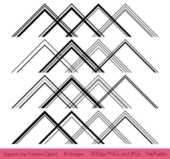Square Frames Clipart Png