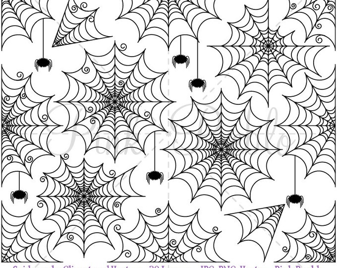 Halloween Spider Web Clipart Clip Art, Halloween Spiderweb or Cobweb ...