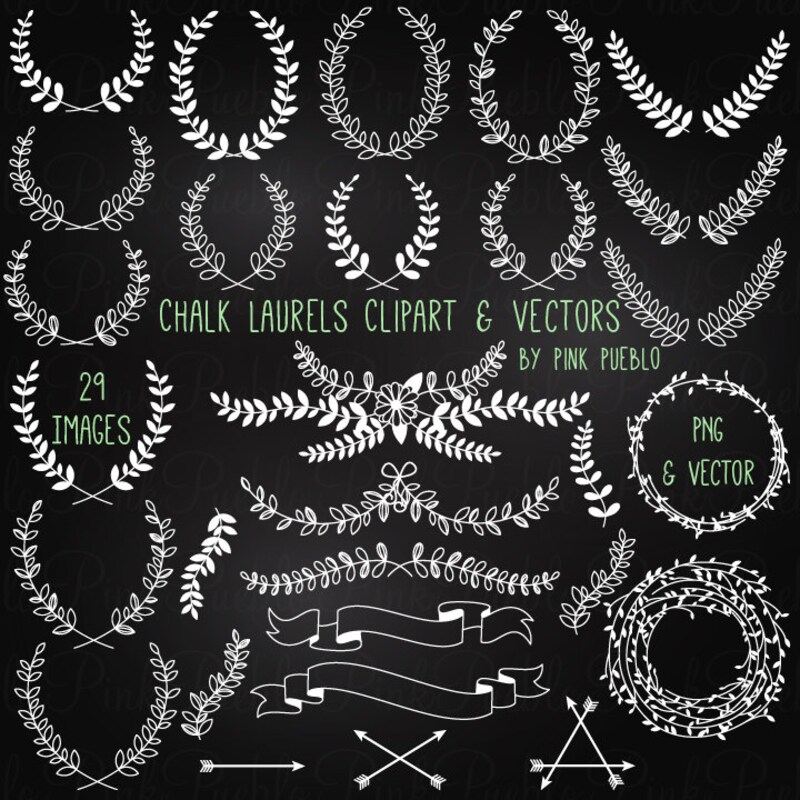 Chalkboard Flourish - Etsy