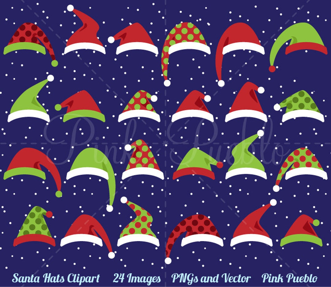 Santa Hat Clipart Clip Art, Christmas Clipart, Christmas Clip Art ...