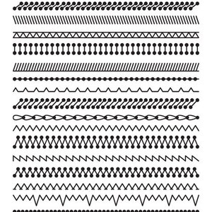 Stitches Photoshop Brushes Lace Photoshop Brushes - Etsy