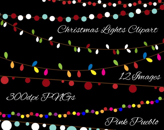 Christmas Lights Clipart Clip Art, Holiday Lights Clip Art Clipart ...