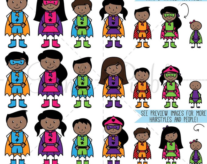 African American Superhero Stick Figure Clipart Clip Art, Stick People ...