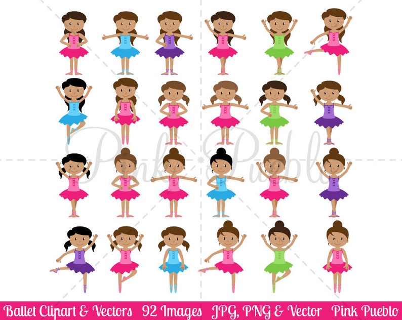 Ballerina Clipart Clip Art Ballet Class Clip Art Clipart - Etsy