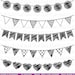 Doodle Bunting Clipart Clip Art, Doodle Flags Ribbons Banners Clipart ...