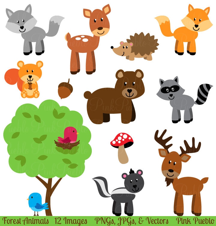 Forest Creature Clip Art
