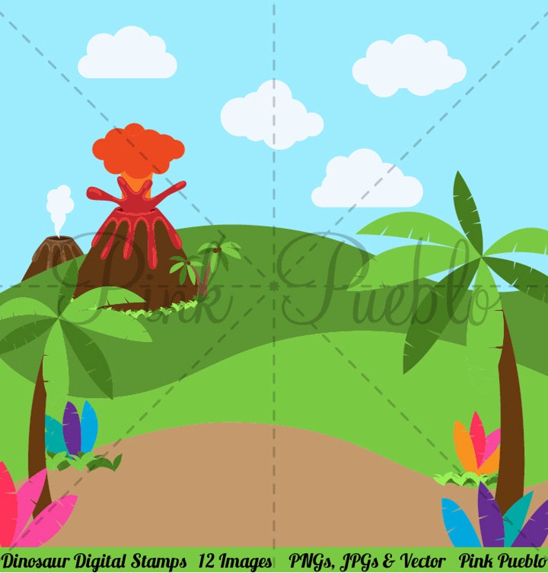 Dinosaur Clipart Dinosaur Clip Art Dinosaur Digital Stamps - Etsy