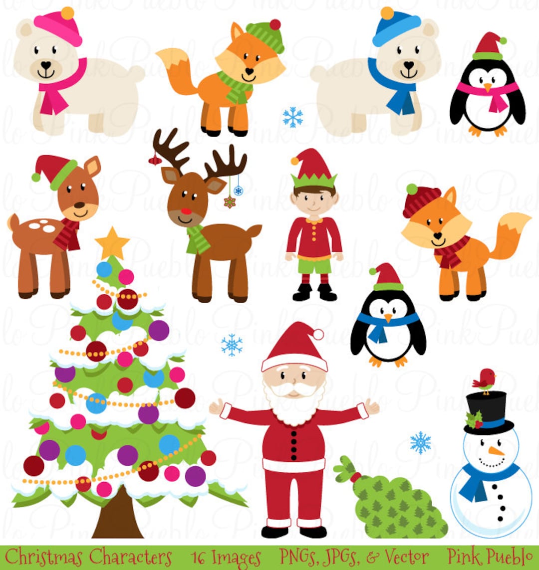 Christmas Animal Clipart