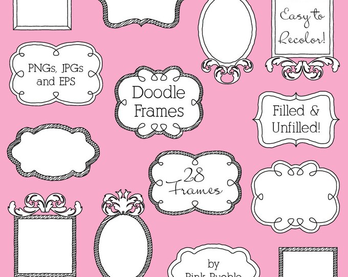 Doodle Frames Clipart Clip Art 2, Doodle Borders Clip Art Clipart ...