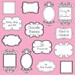 Doodle Frames Clipart Clip Art 2 Doodle Borders Clip Art - Etsy