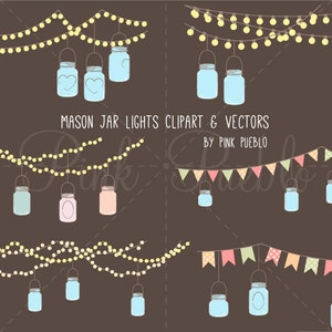 Mason Jar Clipart, Mason Jar Clip Art, Mason Jar Chandelier, Mason Jar ...