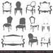 Chair Photoshop Brushes Furniture Photoshop Brushes Decor - Etsy
