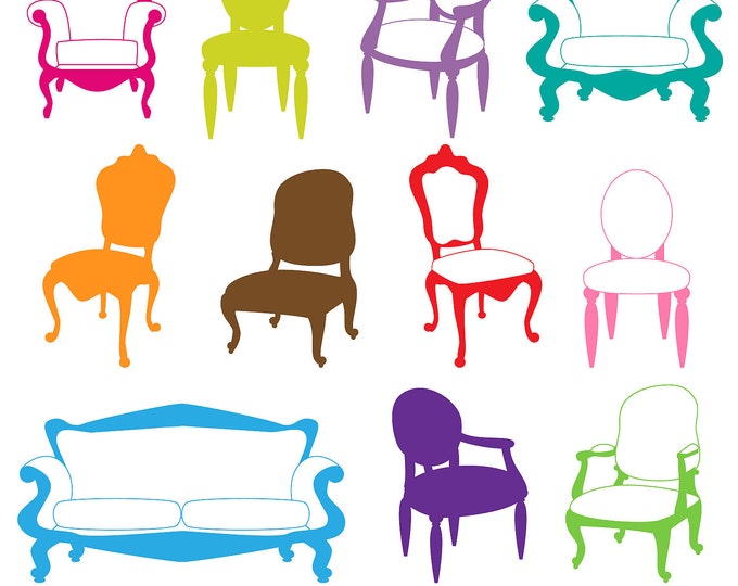 Chair Photoshop Brushes, Furniture Photoshop Brushes, Decor Photoshop ...