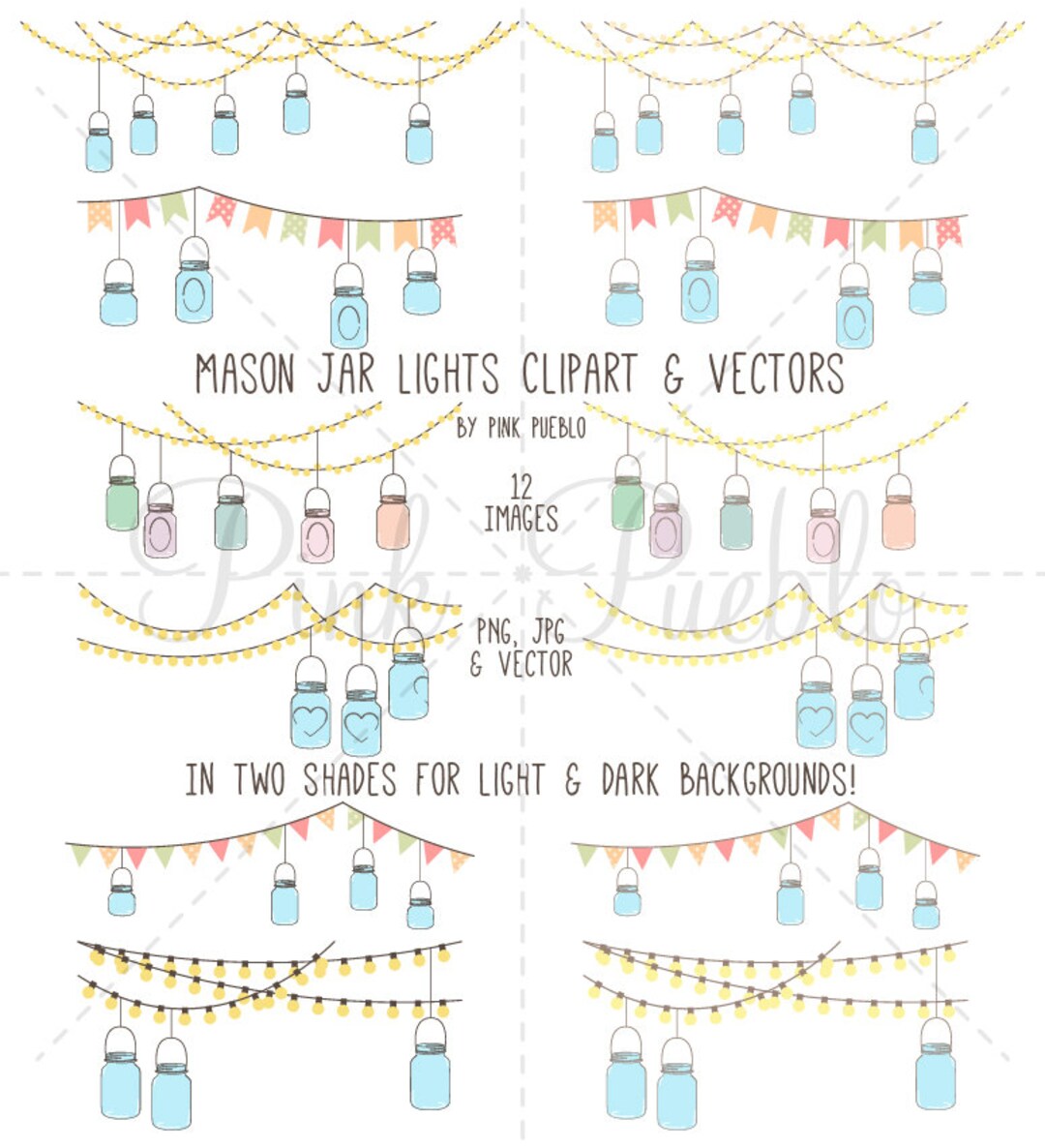 Mason Jar Clipart, Mason Jar Clip Art, Mason Jar Chandelier, Mason Jar ...