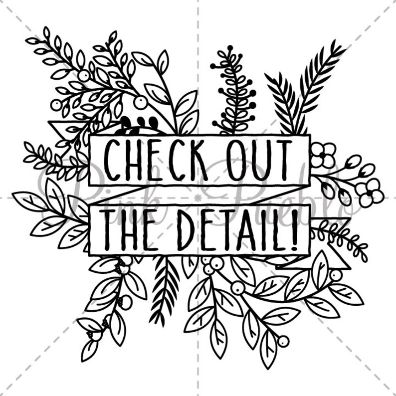 Vintage Floral Banner Silhouettes Clipart Clip Art Rustic - Etsy