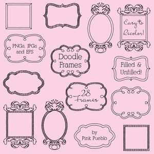 Doodle Frames Clipart Clip Art 2, Doodle Borders Clip Art Clipart ...