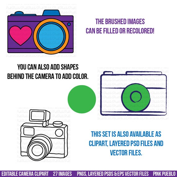 Camera Shapes For Photoshop