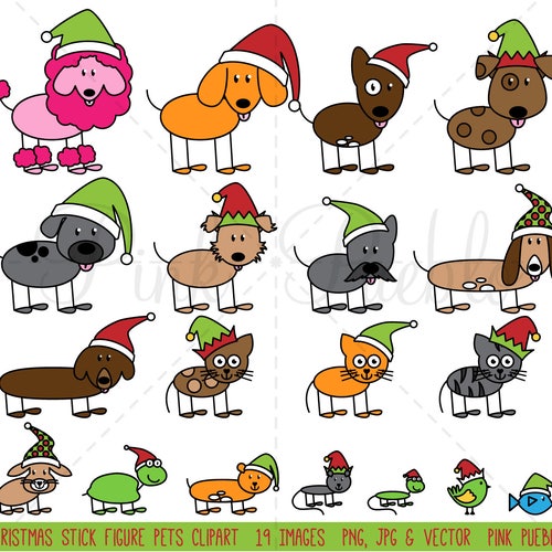 African American Stick Figure Clipart Clip Art Vectors Stick - Etsy