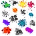 Paint Splatters Clip Art Clipart Commercial and Personal - Etsy