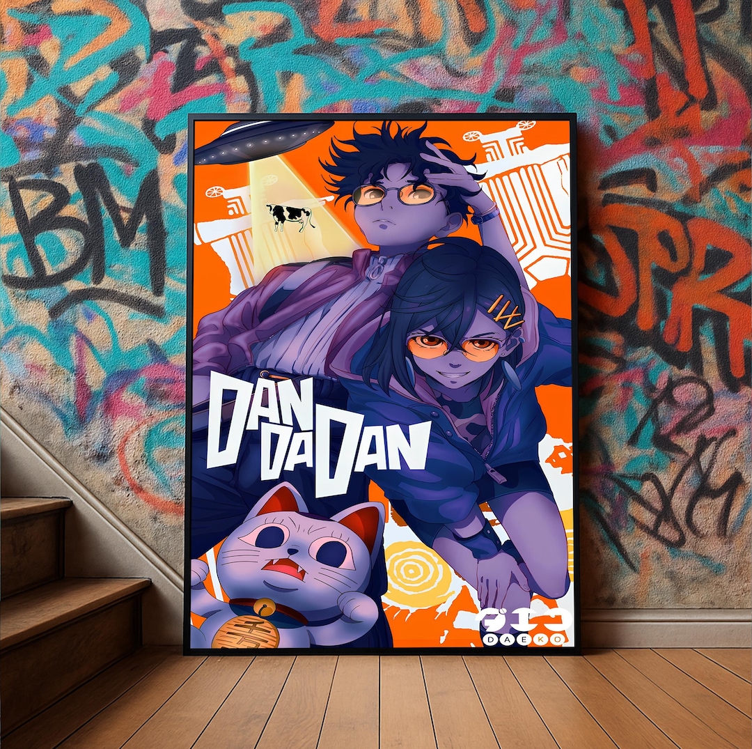 Dandadan Anime Poster, Manga Art Print, Japanese Anime Wall Decor ...