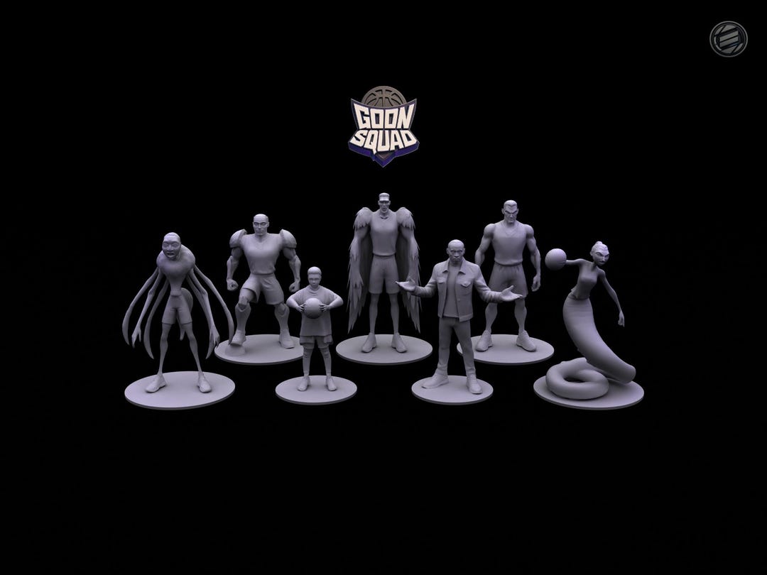 Miniatures - Space Jam Team Goon Squad - Etsy
