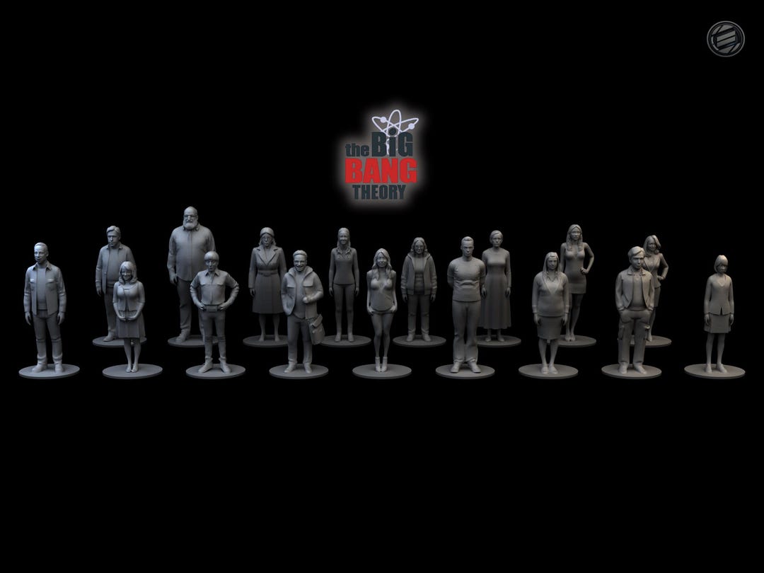 Miniatures - the Big Bang Theory - Etsy