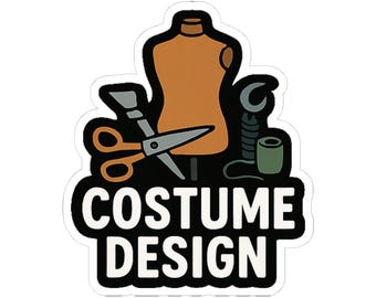 Costume Design Theatre Sticker - Vinyl Tech Theatre Sticker for ...