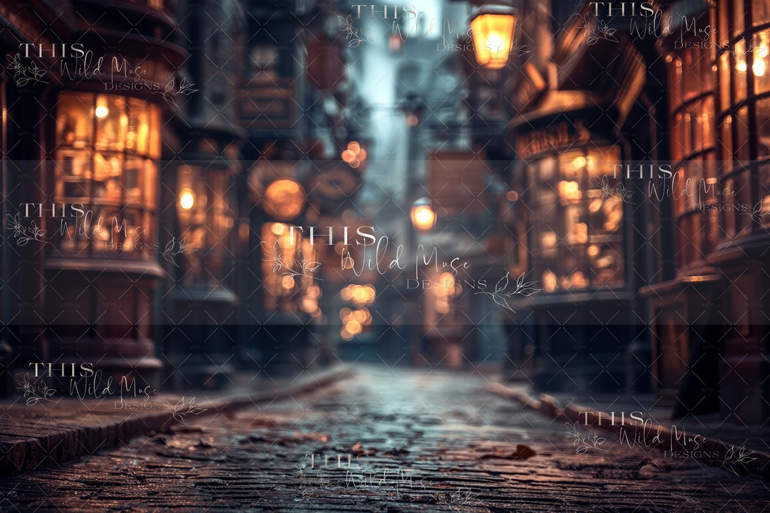 Wizard/witch Alley, Magical Shopping, Wizards & Witches, Cobblestone ...