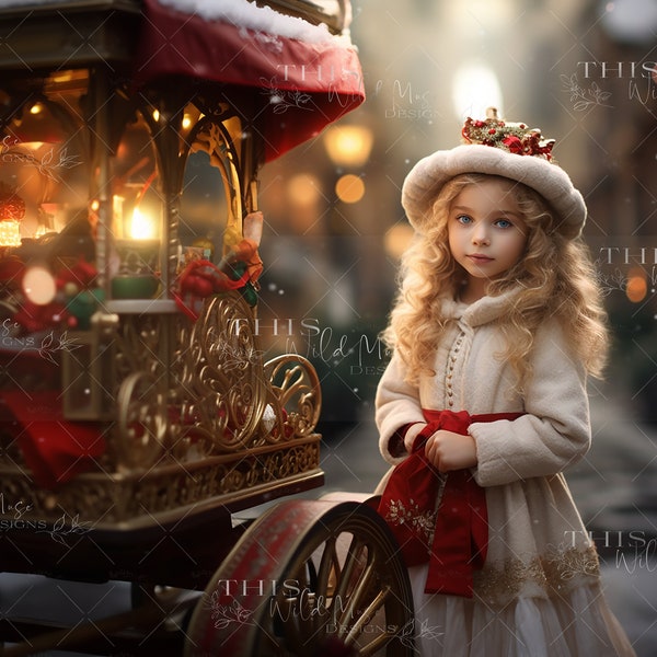 Christmas Digital Backdrop - Etsy