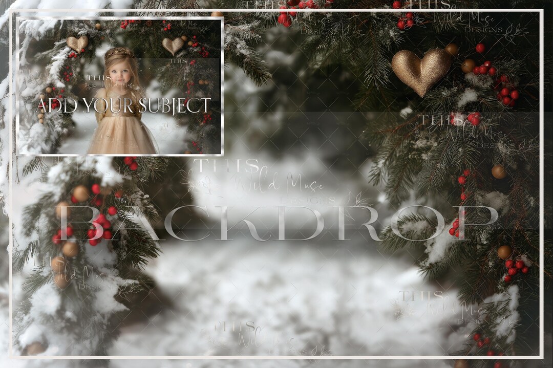 Christmas Digital Background for Creative Composite Images, Christmas ...