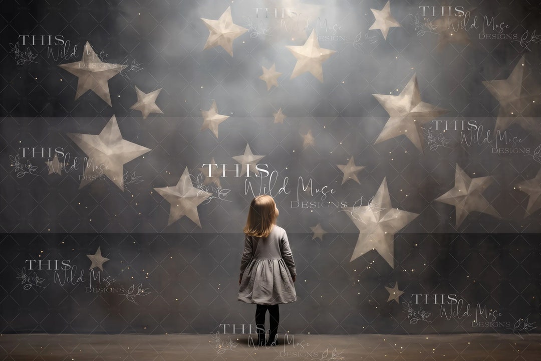 Studio Digital Backdrop, Star Studio Digital Background, Textured ...