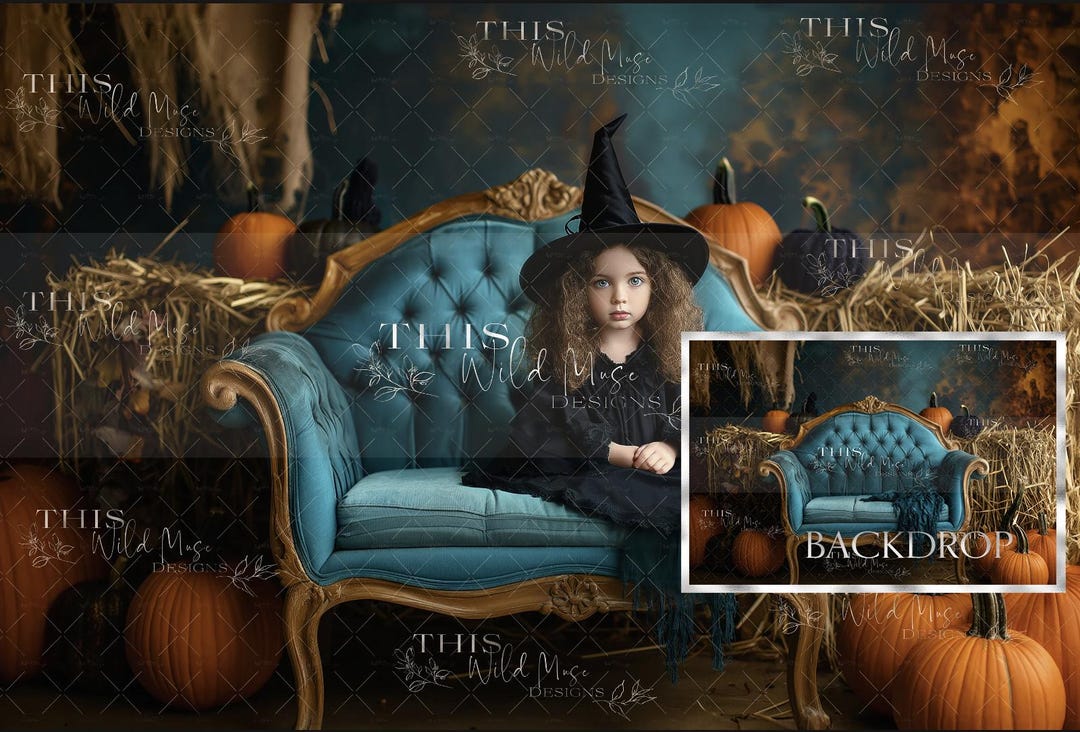 Halloween Studio Digital Backdrop, Halloween, Studio Background ...