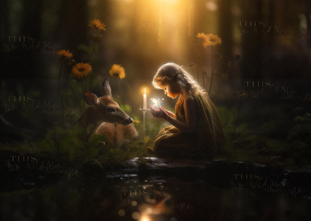 Fairy Magic Digital Background, Fairies, Magic, Whimsical Digital ...